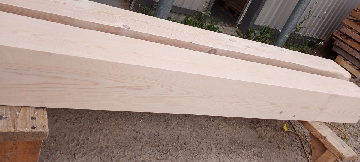 Hemlock 10x10 8feet sanded – Mantles&stones